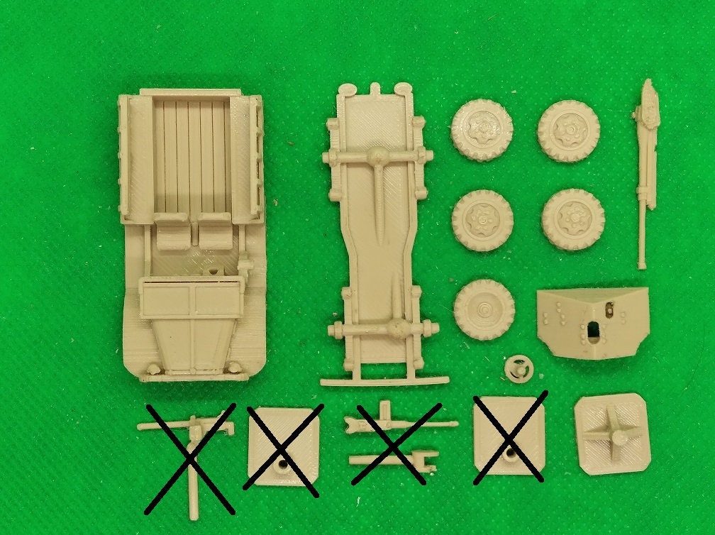 1/72 Scale United States 37 Mm Motor Gun Carriage M6 Fargo (dodge WC55 ...