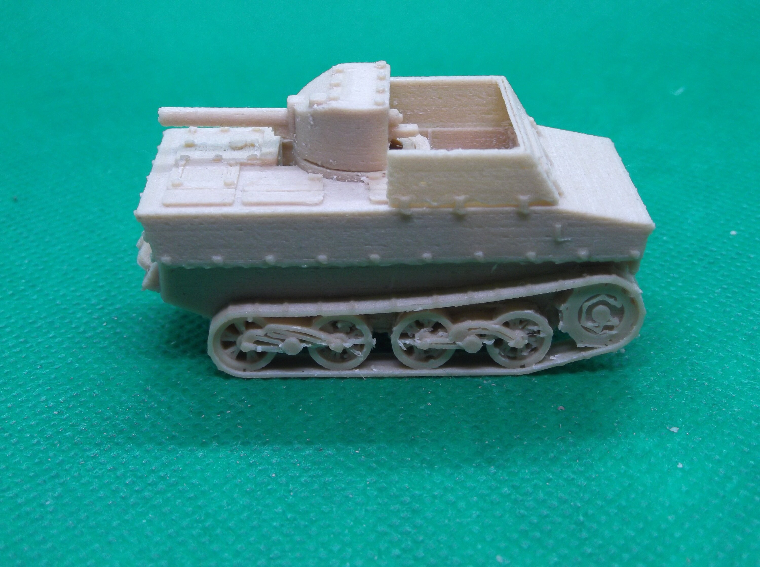 1/72 Scale Belgian T13B2 Tank Destroyer, World War Two, WW2, Belgian ...