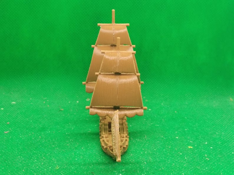 1/700 Scale HMS Sirius Frigate (36-gun), 5th Rate, Black Seas, XVIII ...