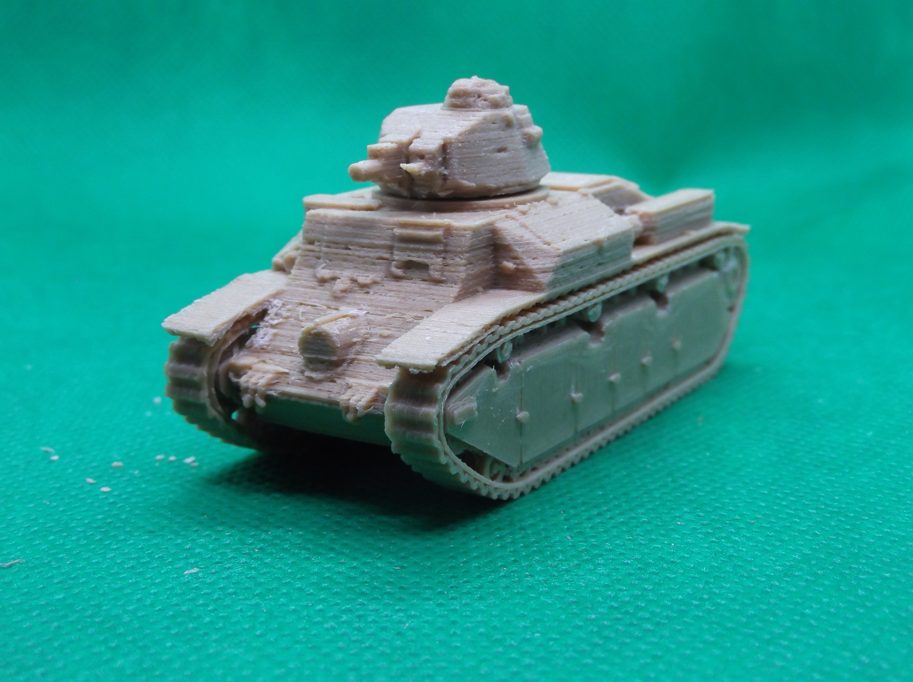 1/72 Scale French Renault Char D2 Medium Tank SA34 Anti-tank - Etsy ...