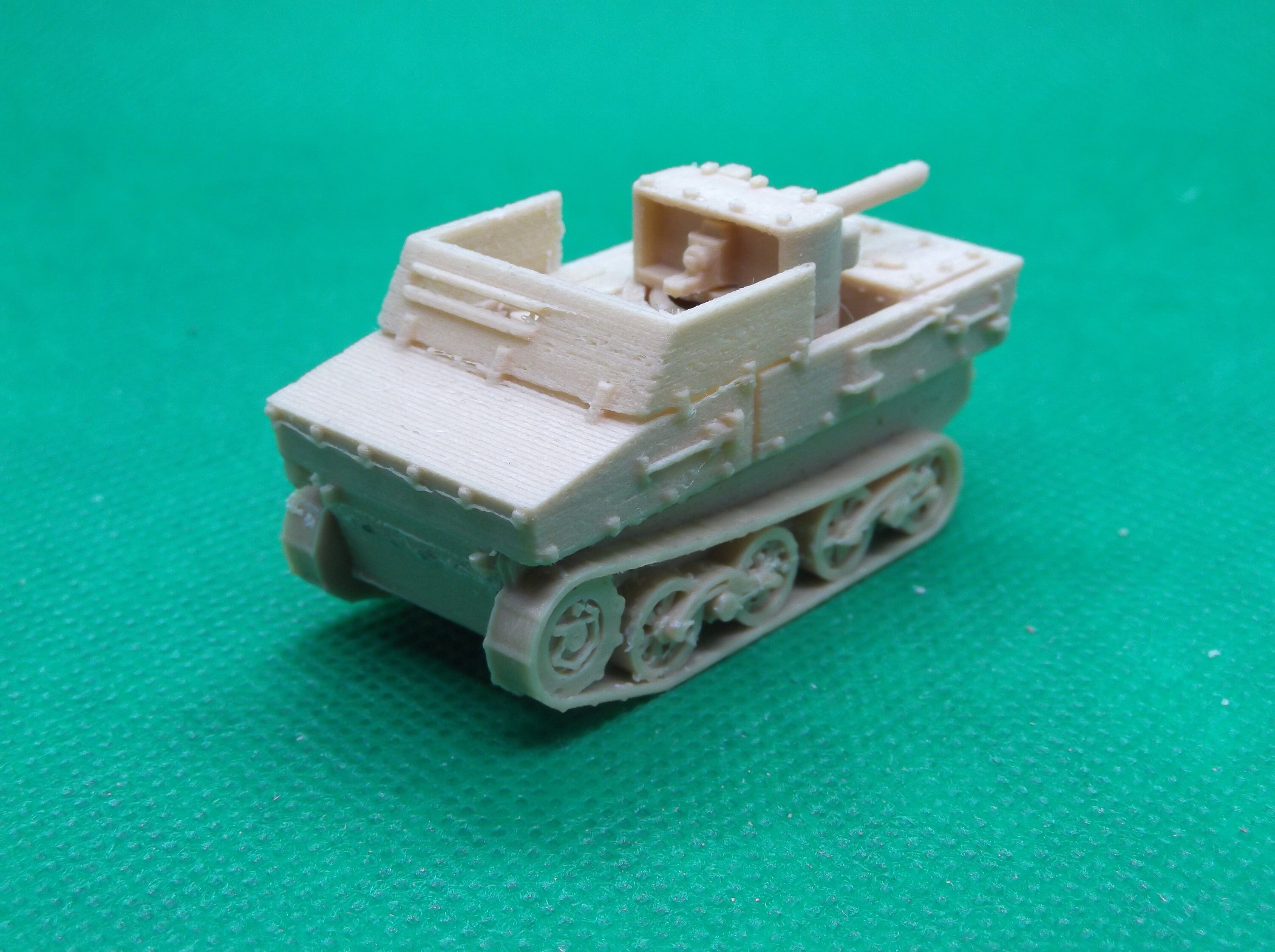 1/72 Scale Belgian T13B2 Tank Destroyer, World War Two, WW2, Belgian ...