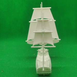 1/700 Scale Spanish Rayo 100-gun Ship-of-the-line, 2nd Rate, Black Seas ...