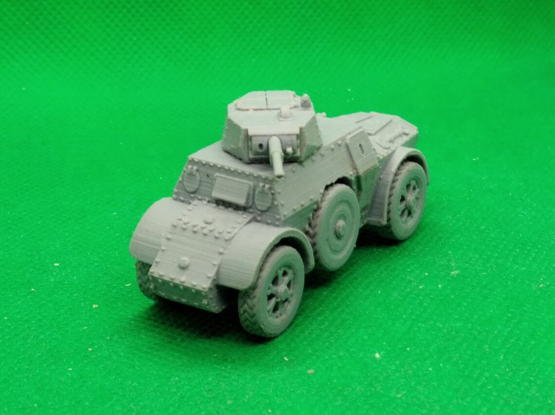 1/72 Scale Italian Fiat-ansaldo Autoblindo AB 43 Armored Car - Etsy
