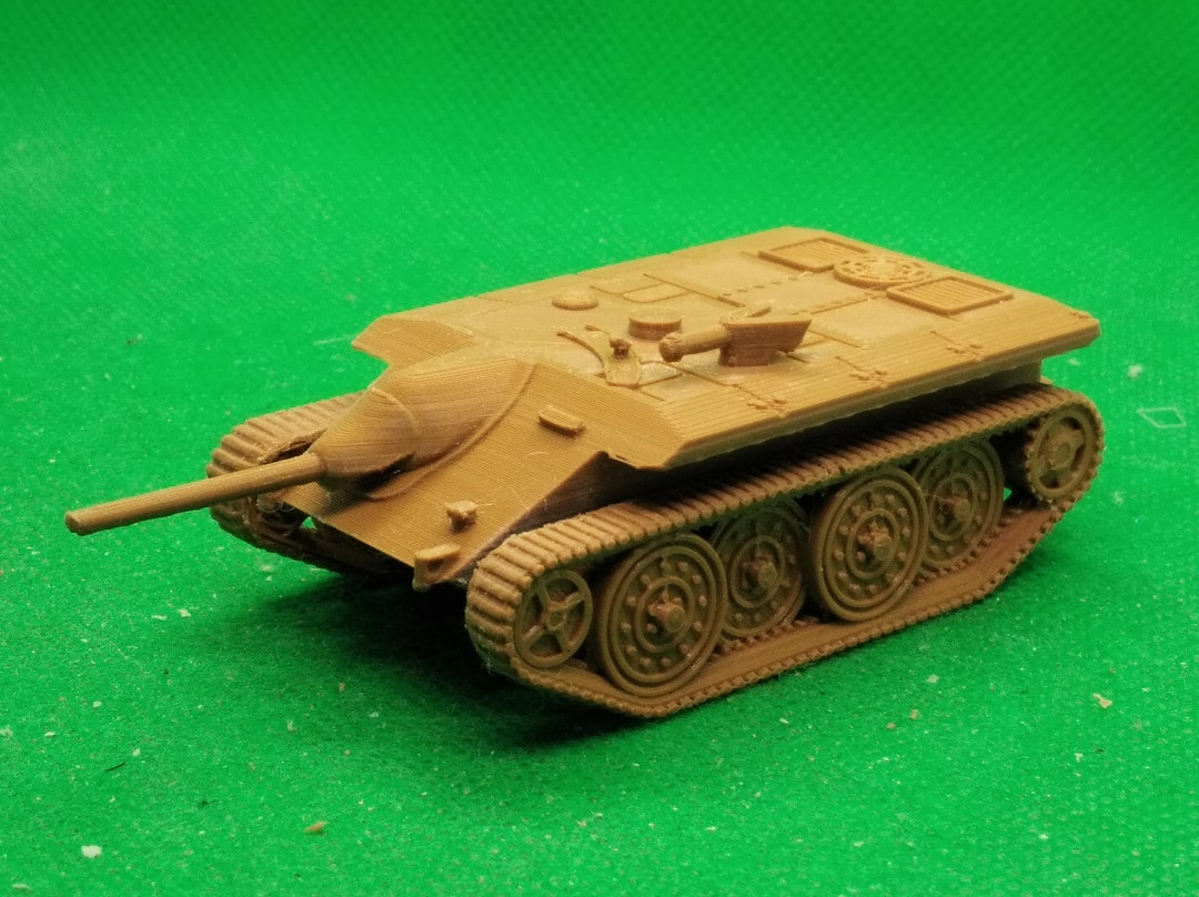 1/72 Scale German Jagdpanzer E-10 Project, World War Two, WW 2, 3D ...