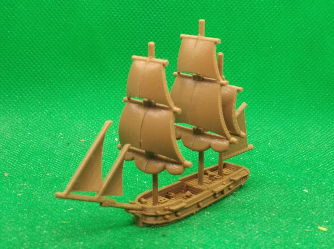 1/700 Scale HMS Terror Bomb Vessel 10-gun, 2 Mortars, Unrated Ship ...