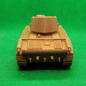 1/72 Scale French AMX Tracteur C (1940) Super-heavy Tank Project, World ...