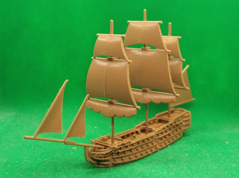 1/700 Scale HMS Prince 98-gun Ship of the Line, 2nd Rate, Suitable for ...