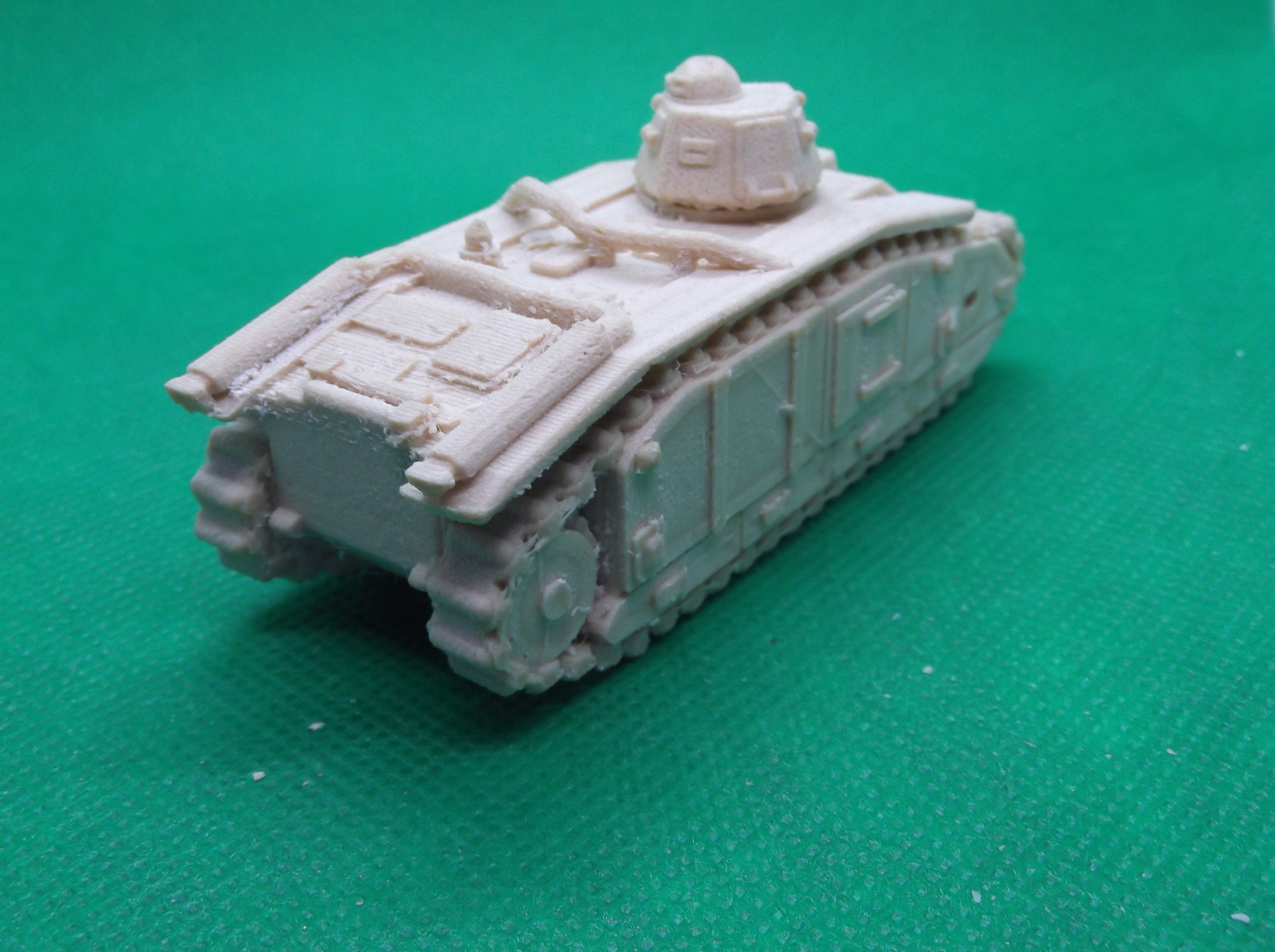 1/72 Scale French Char B1 Medium Tank APX Turret With SA34 - Etsy