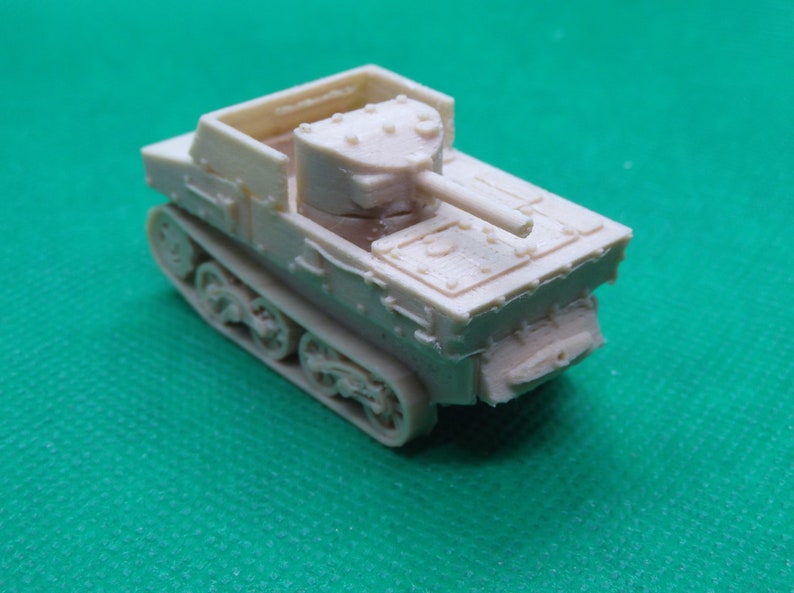 1/72 Scale Belgian T13B2 Tank Destroyer, World War Two, WW2, Belgian ...