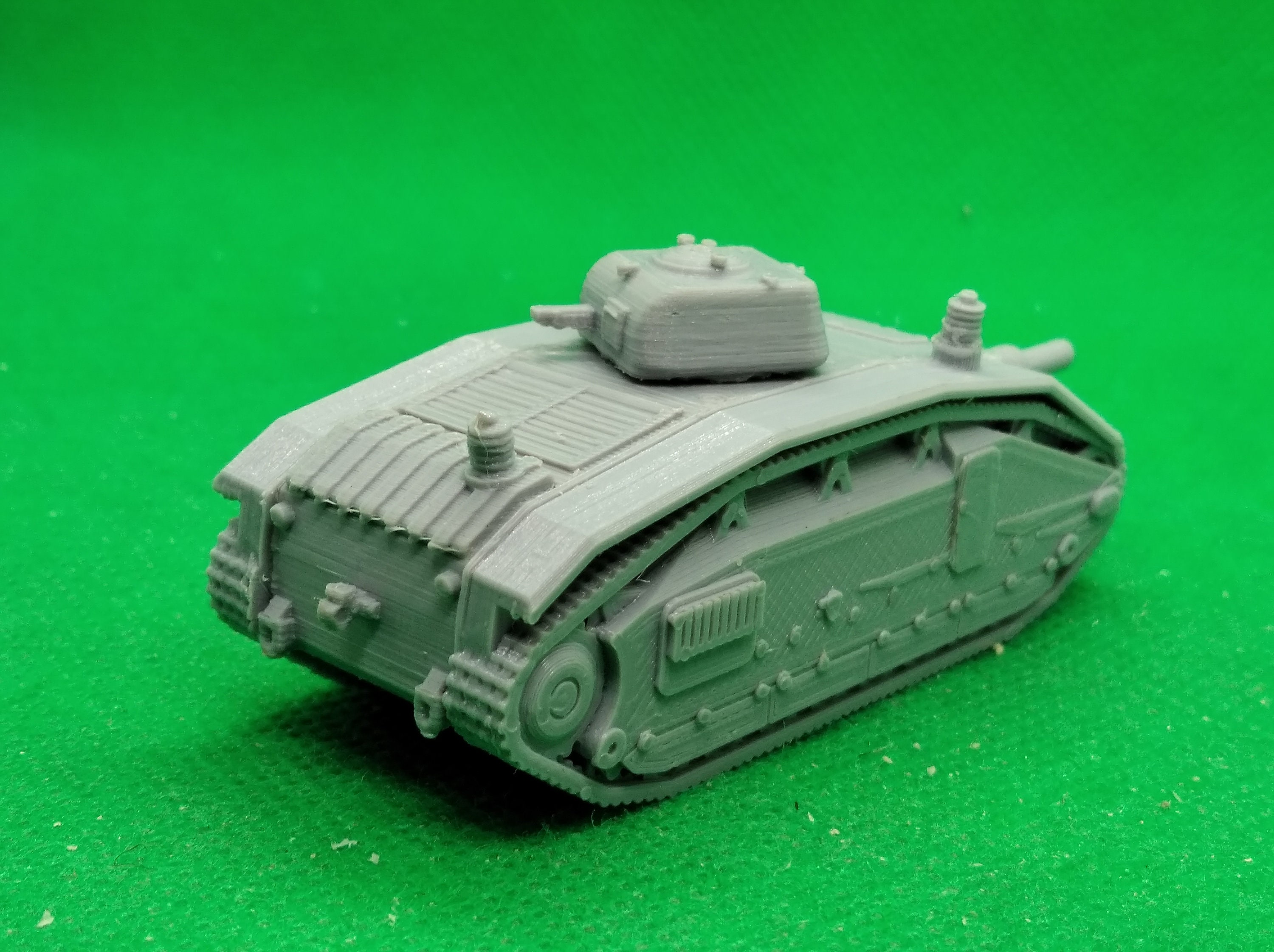 1/72 Scale French ARL V39 Self Propelled Gun Prototype, World War Two ...