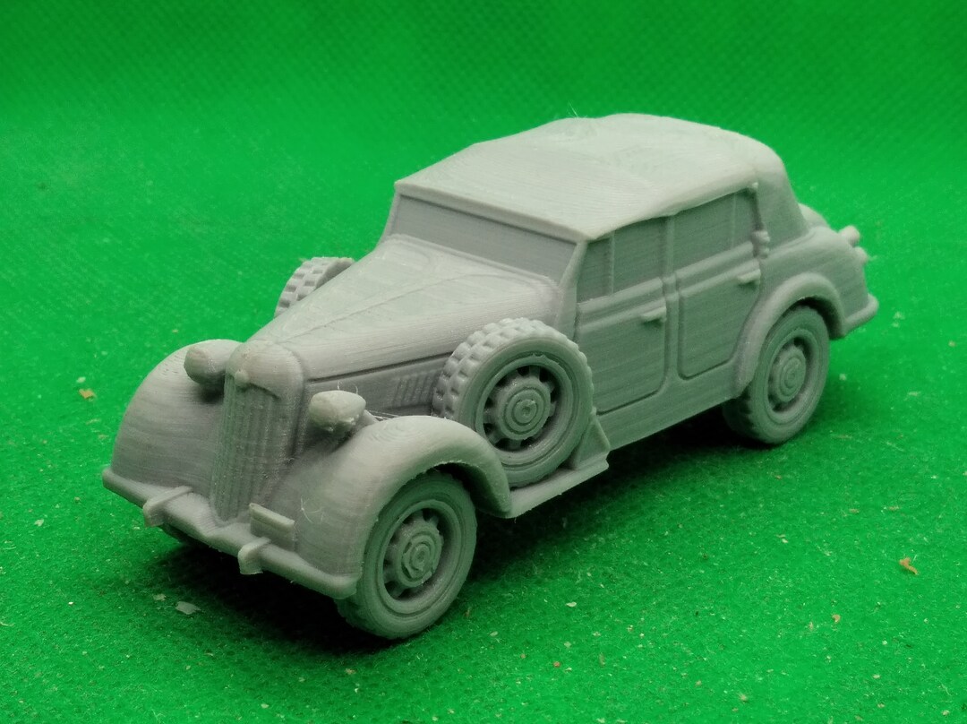 1/56 Scale Italian Alfa Romeo 6C 2500 Coloniale Staff Car, World War ...