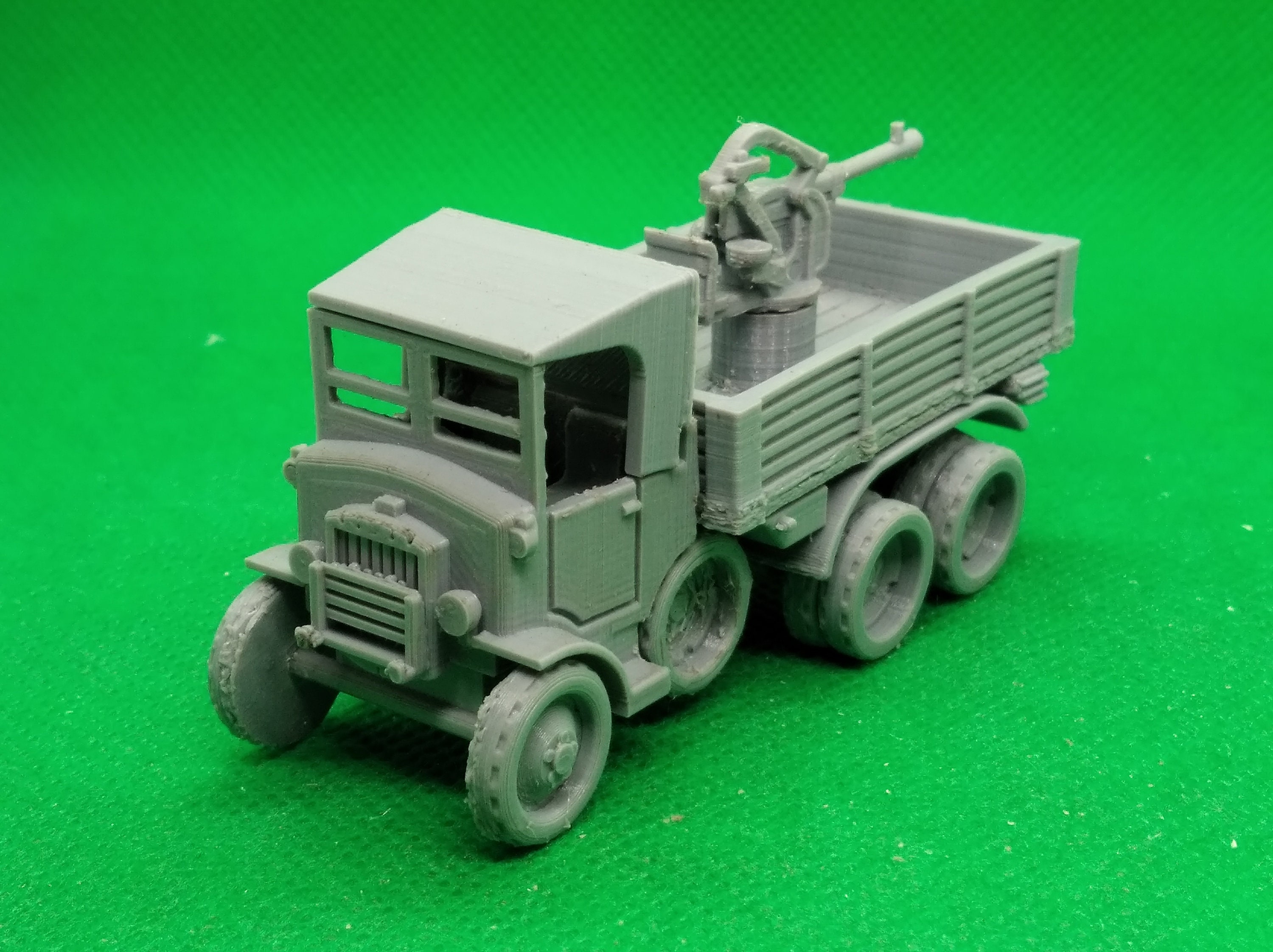 1/72 Scale Italian Fiat SPA Dovunque 35 Off-road Truck With Breda 35 ...