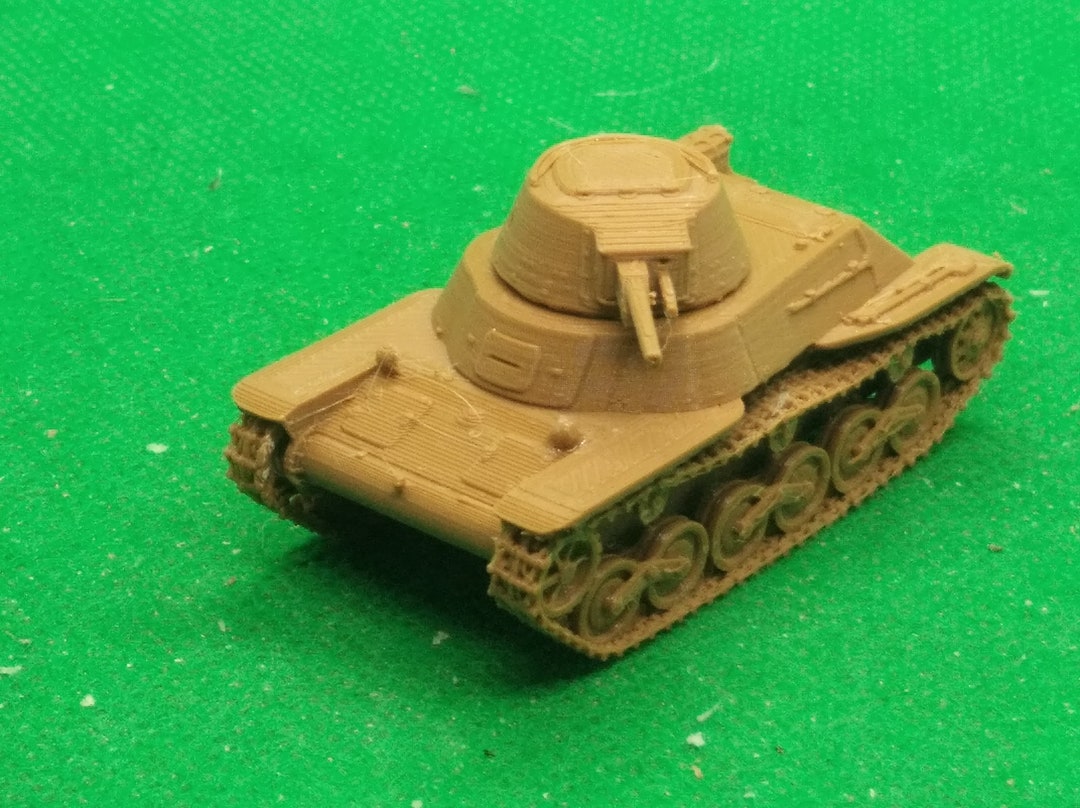 1/72 Scale Japanese Type 98 Ke-ni Light Tank, World War Two, WW2, 3D ...