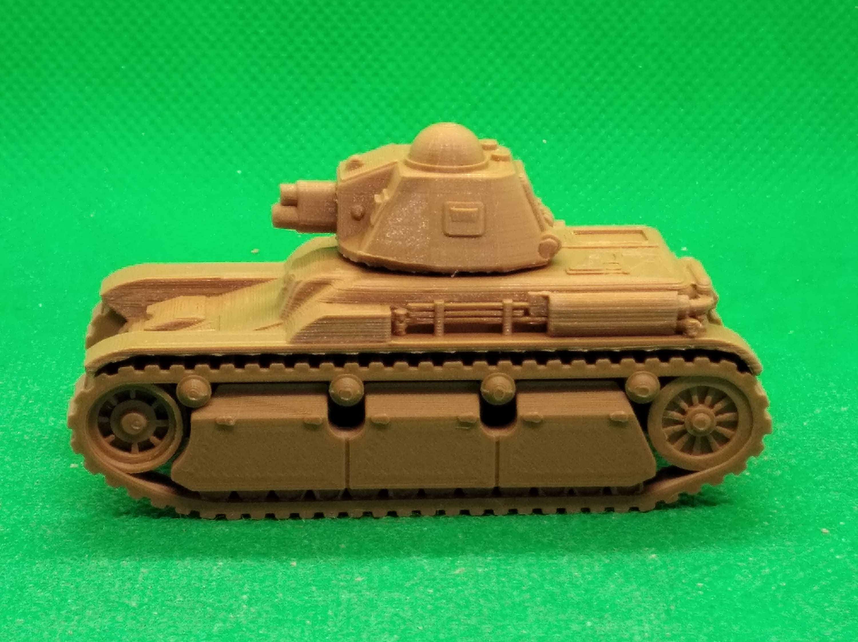 1/56 Scale French Renault R40 Light Tank SA 18 Gun World - Etsy