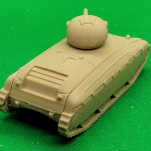 1/72 Scale French AMX 40 Cruiser Tank Prototype, World War Two, WW2 ...