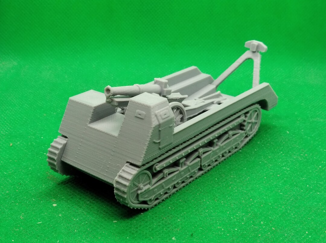 1/72 Scale French Delaunay-belleville 155 Mm Self Propelled Gun ...