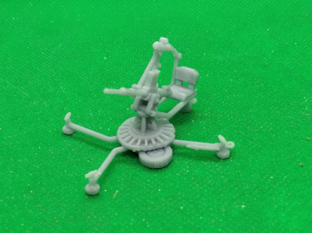 1/72 Scale British Polsten Anti-aircraft Gun single Mount, World War ...
