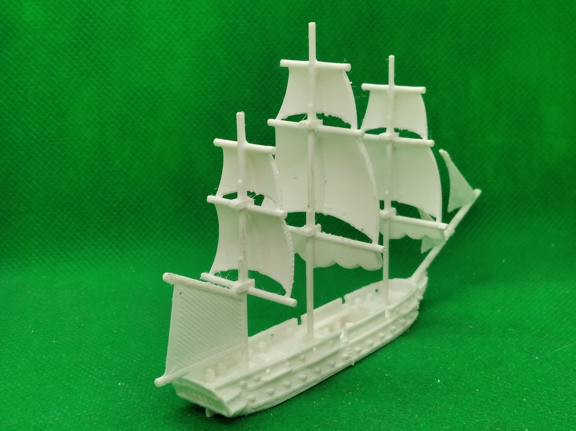 1/700 Scale French Ville De Milan (HMS Milan) Frigate (40-gun), 5th ...