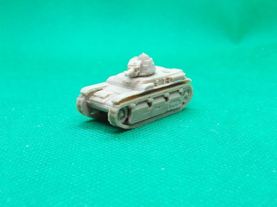 1/100 scale French Renault R40 light tank World War Two WW2 | Etsy