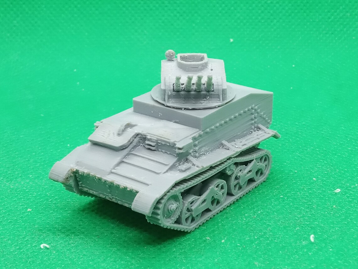 1/72 Scale British Light Tank Mk VI AA Mk II World War Two - Etsy