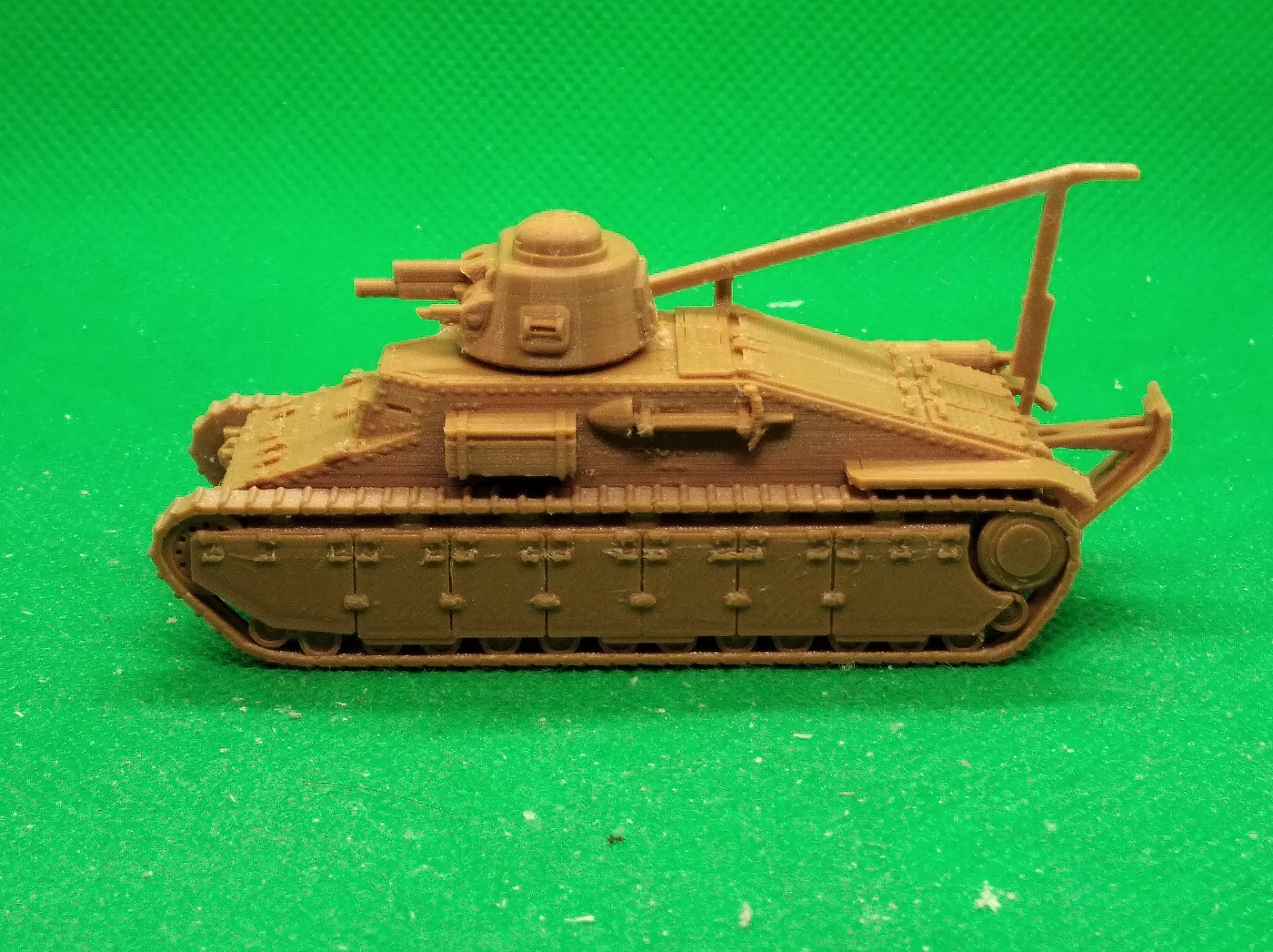 1/72 Scale French Renault Char D1 Infantry Tank ST2 Turret | Etsy