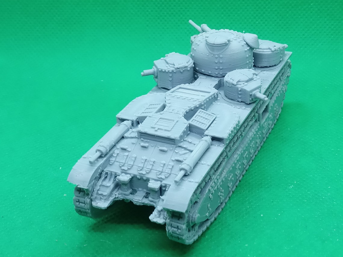 1/72 scale British Vickers A1E1 Independent super heavy | Etsy