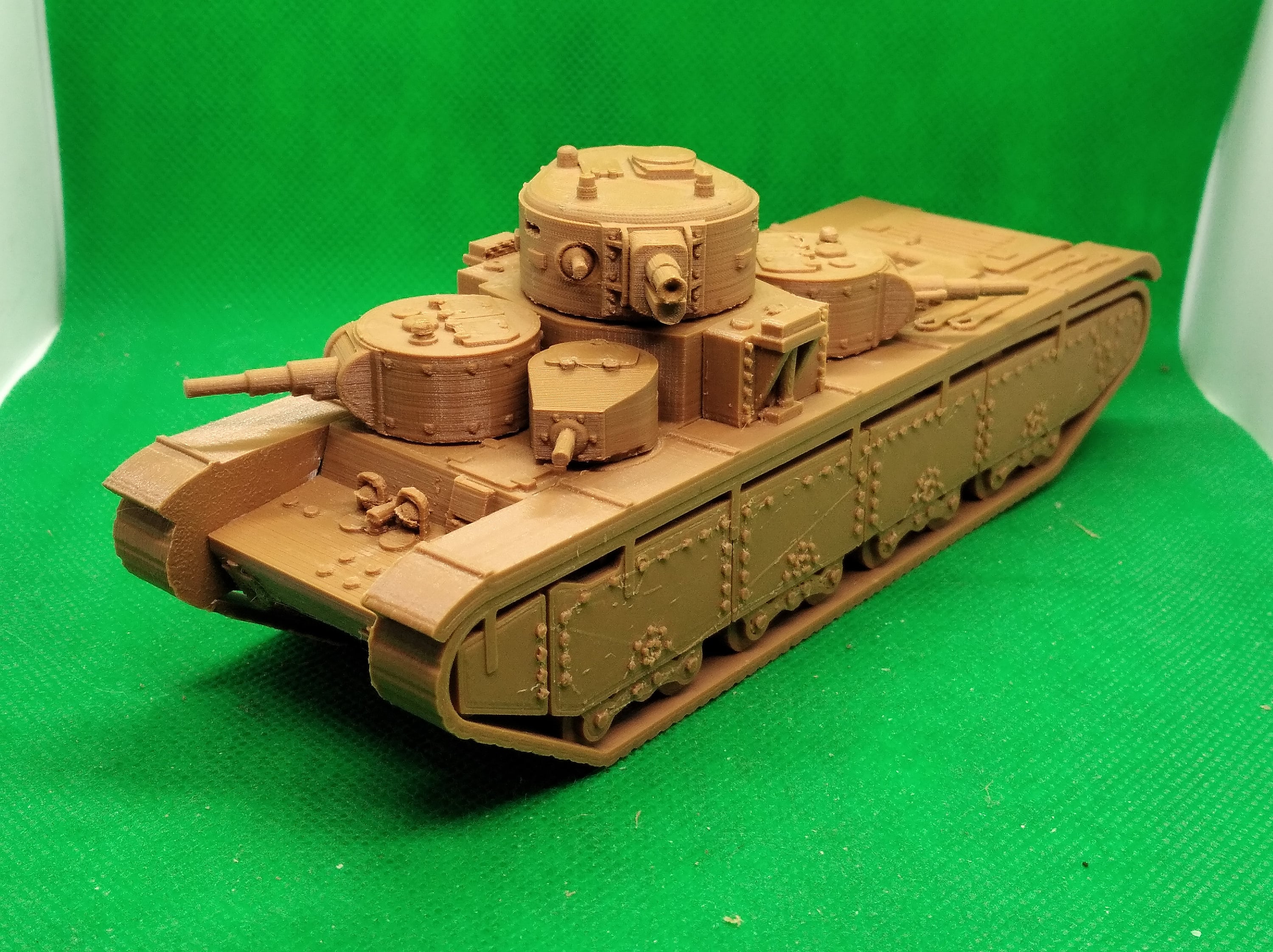1/56 Scale Soviet T-35A Model 1935 Multi-turreted Heavy Tank (without ...