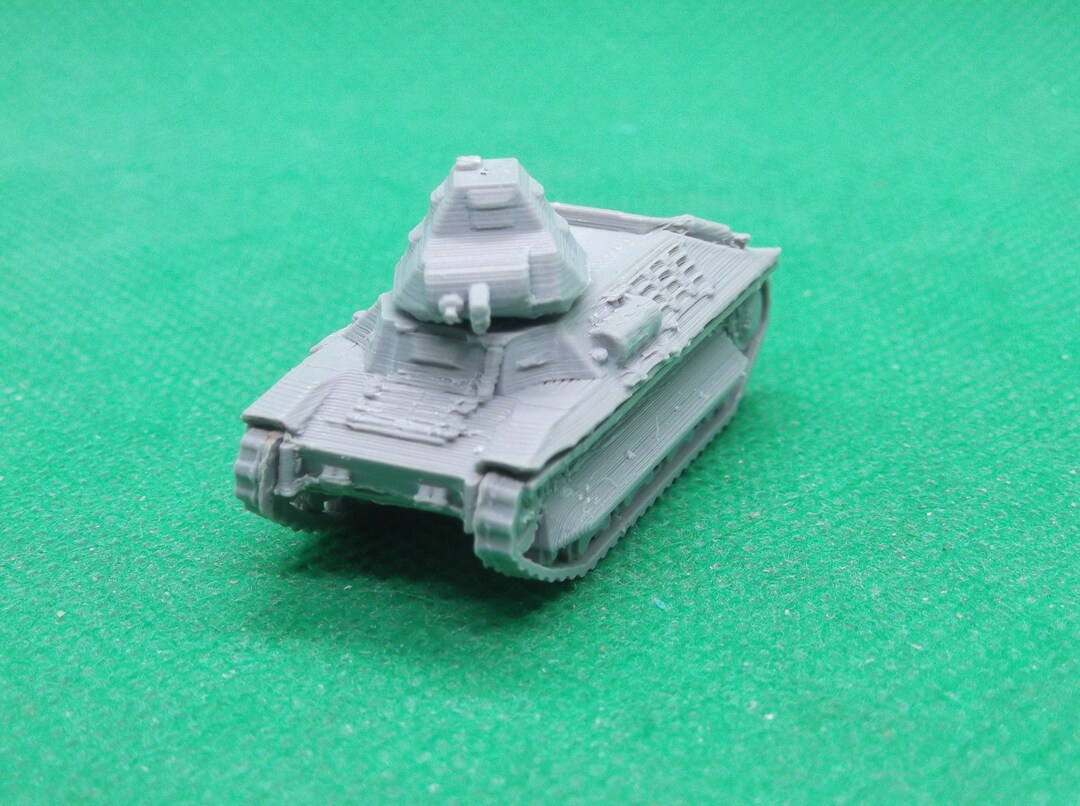 1/100 Scale French FCM 36 Light Tank, World War Two, Battle for France ...