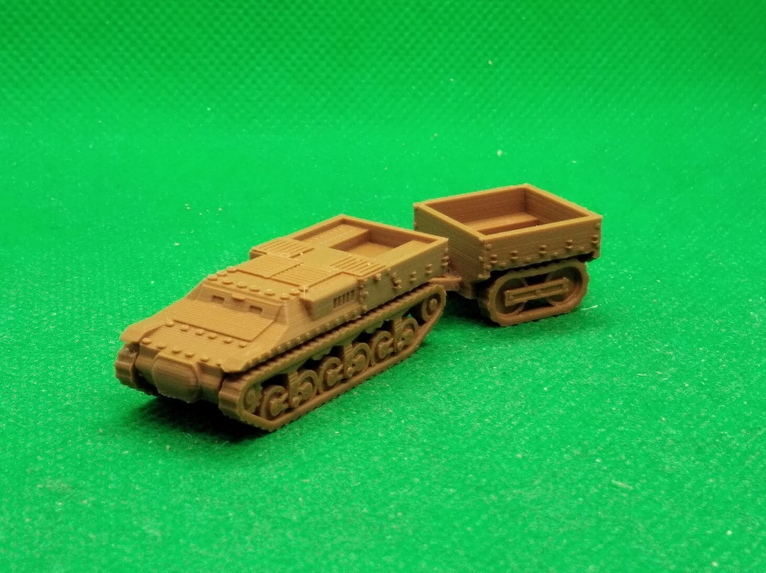 1/87 Scale French Lorraine 37L With Supply Tractor With Trailer, World ...