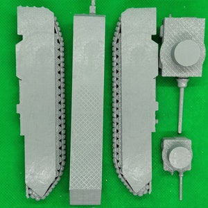 1/72 Scale French FCM F1 Super-heavy Tank Project, World War Two, WW2 ...