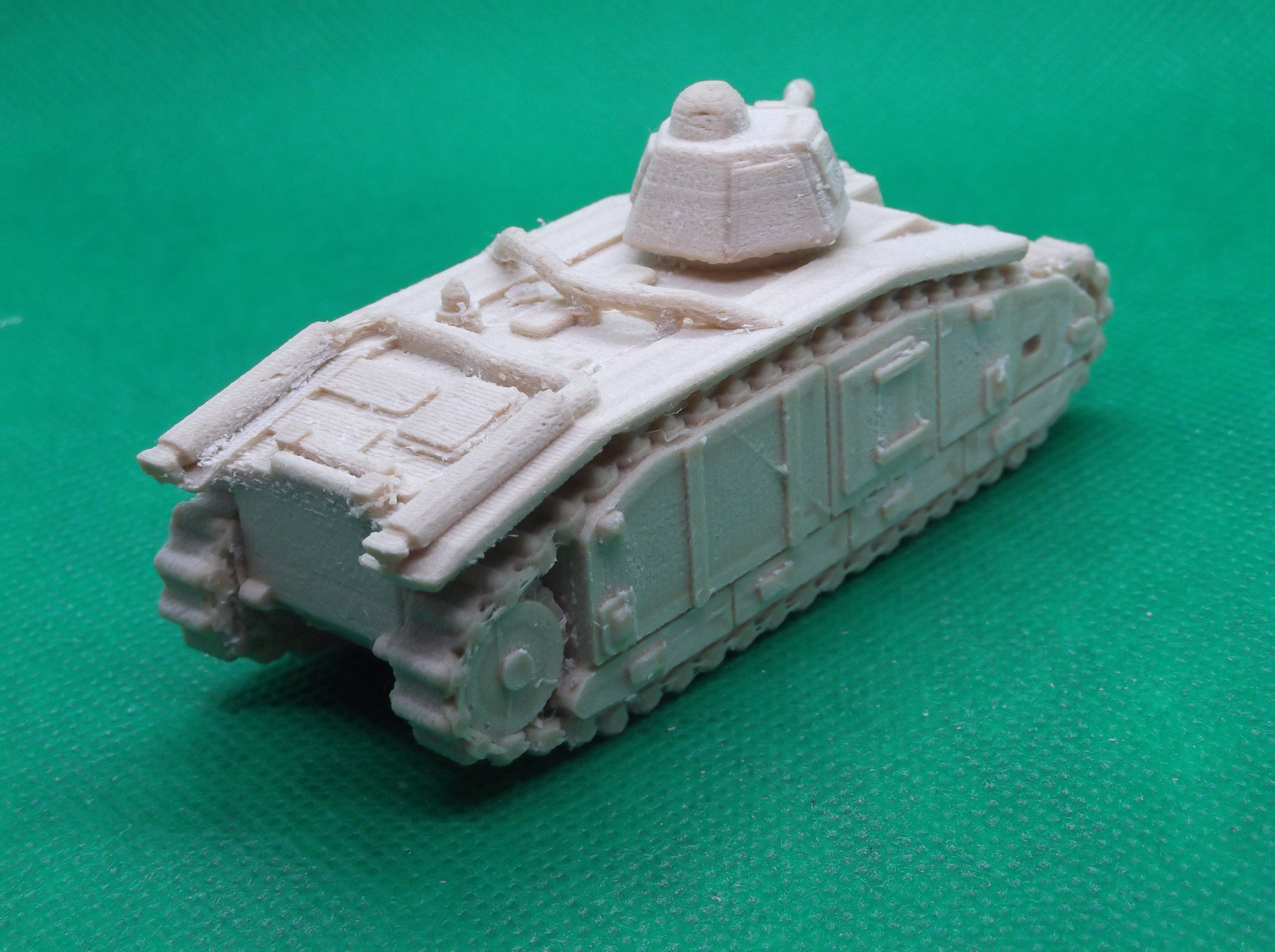1/72 Scale French Char B1bis Medium Tank APX Turret With SA35 - Etsy