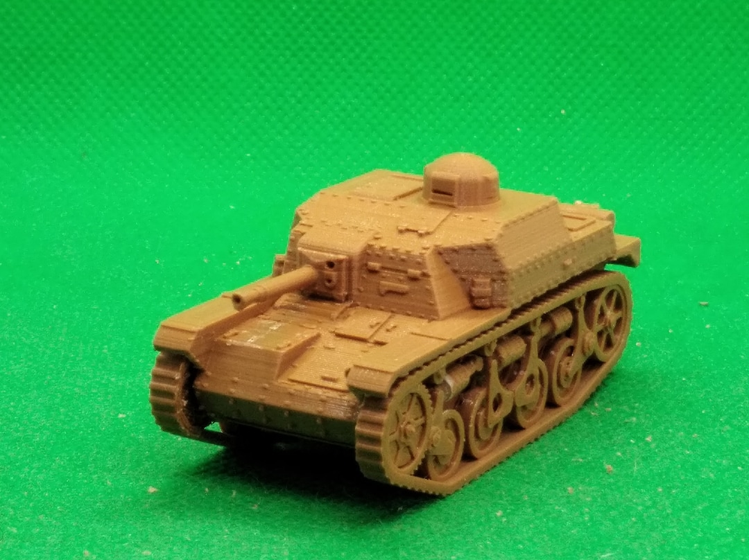 1/56 Scale French Renault AMR35 ZT3 Casemate Tank Destroyer, World War ...