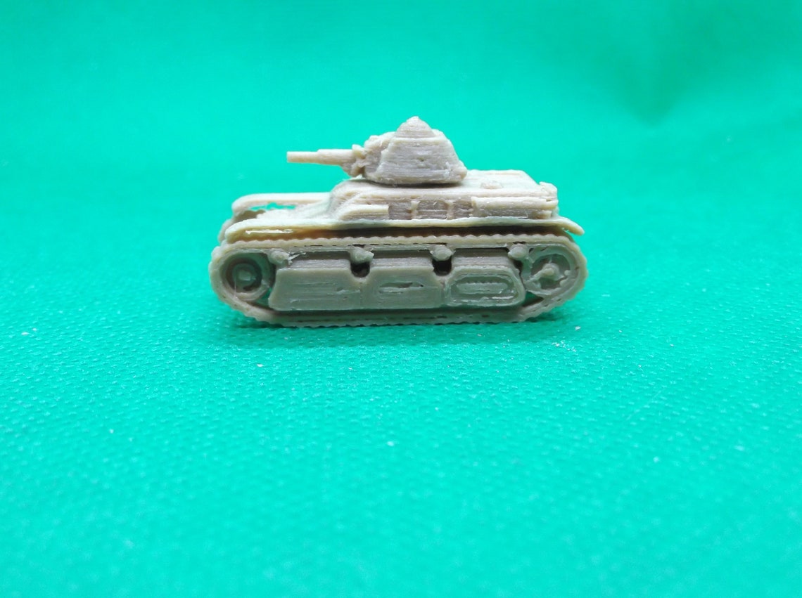 1/100 Scale French Renault R40 Light Tank World War Two WW2 | Etsy