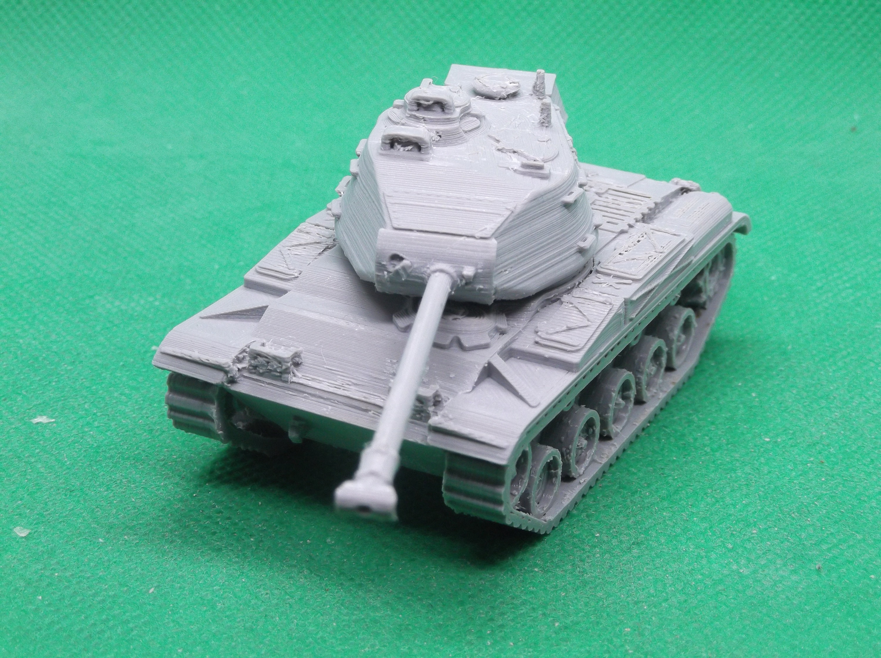 1/72 Scale US M41 Walker Bulldog Light Tank With Turret Bustle - Etsy