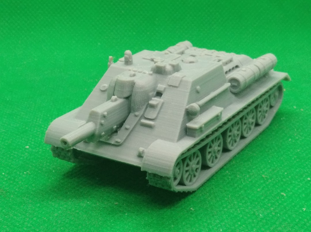 1/72 Scale Russian SU-122 Assault Gun, World War Two, WW 2, Eastern ...