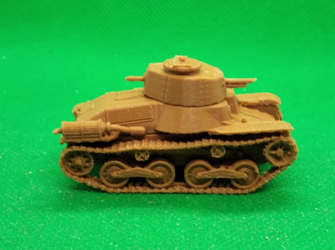 1/72 Scale Japanese Type 4 Ke-nu Light Tank World War Two - Etsy