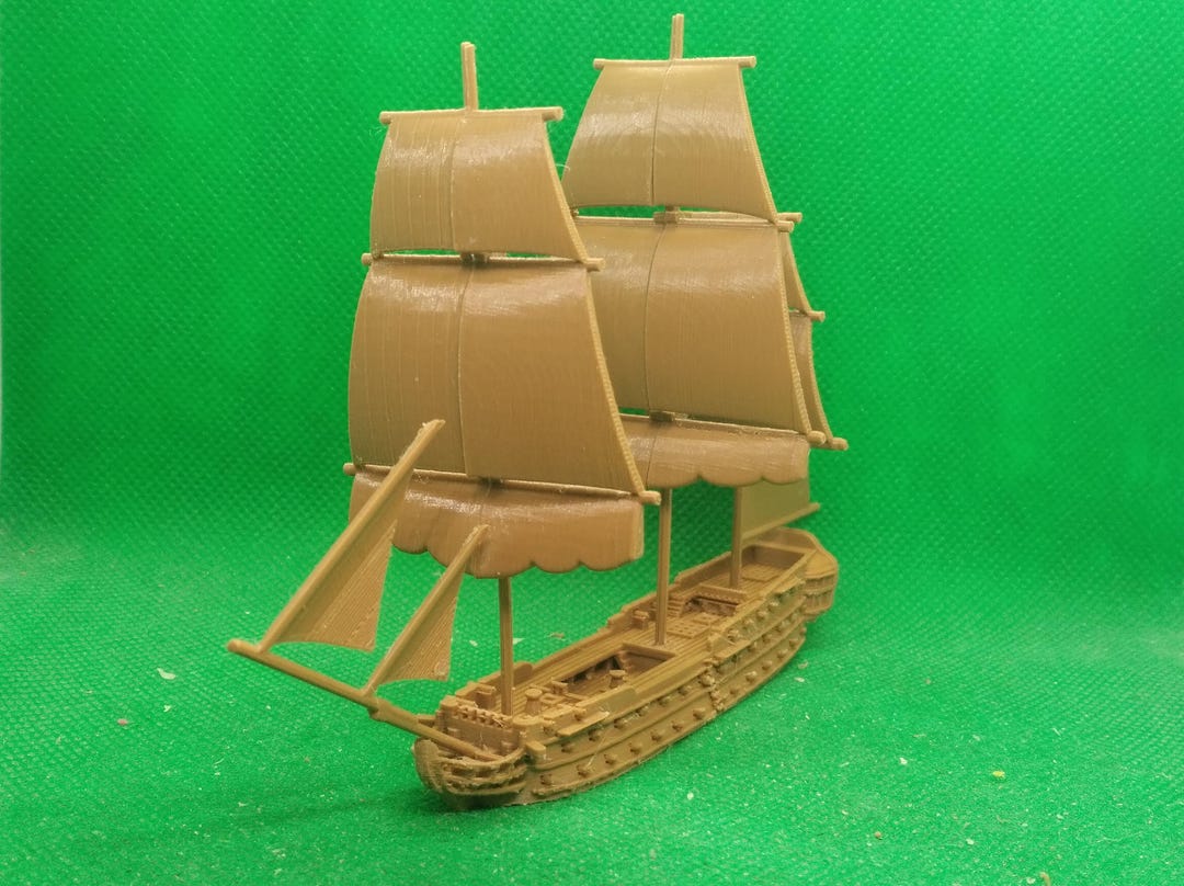 1/700 Scale HMS Colossus (74-gun), 3rd Rate, Suitable for Black Seas ...