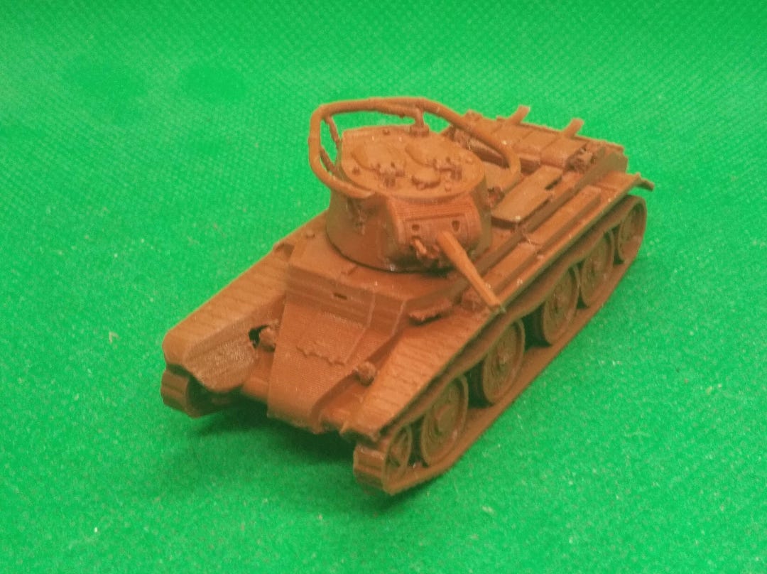 Tanque de comando rápido soviético BT-7-2 modelo 1937 em escala 1/72 ...