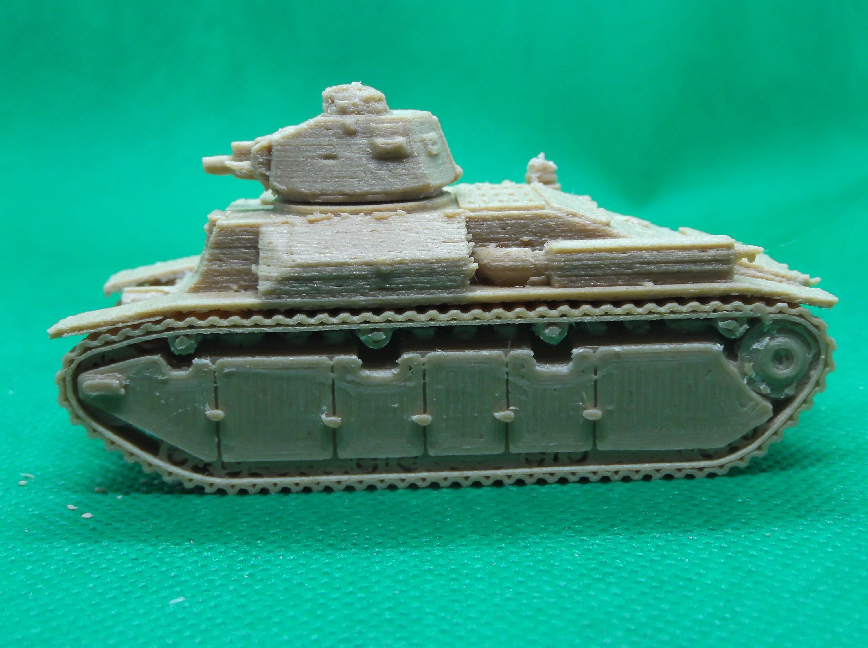 1/72 Scale French Renault Char D2 Medium Tank SA34 Anti-tank - Etsy