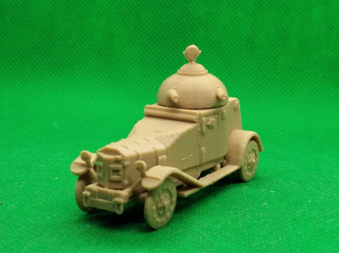 1/72 Scale Vickers-crossley Model 25 Armored Car, Inter-war, India ...