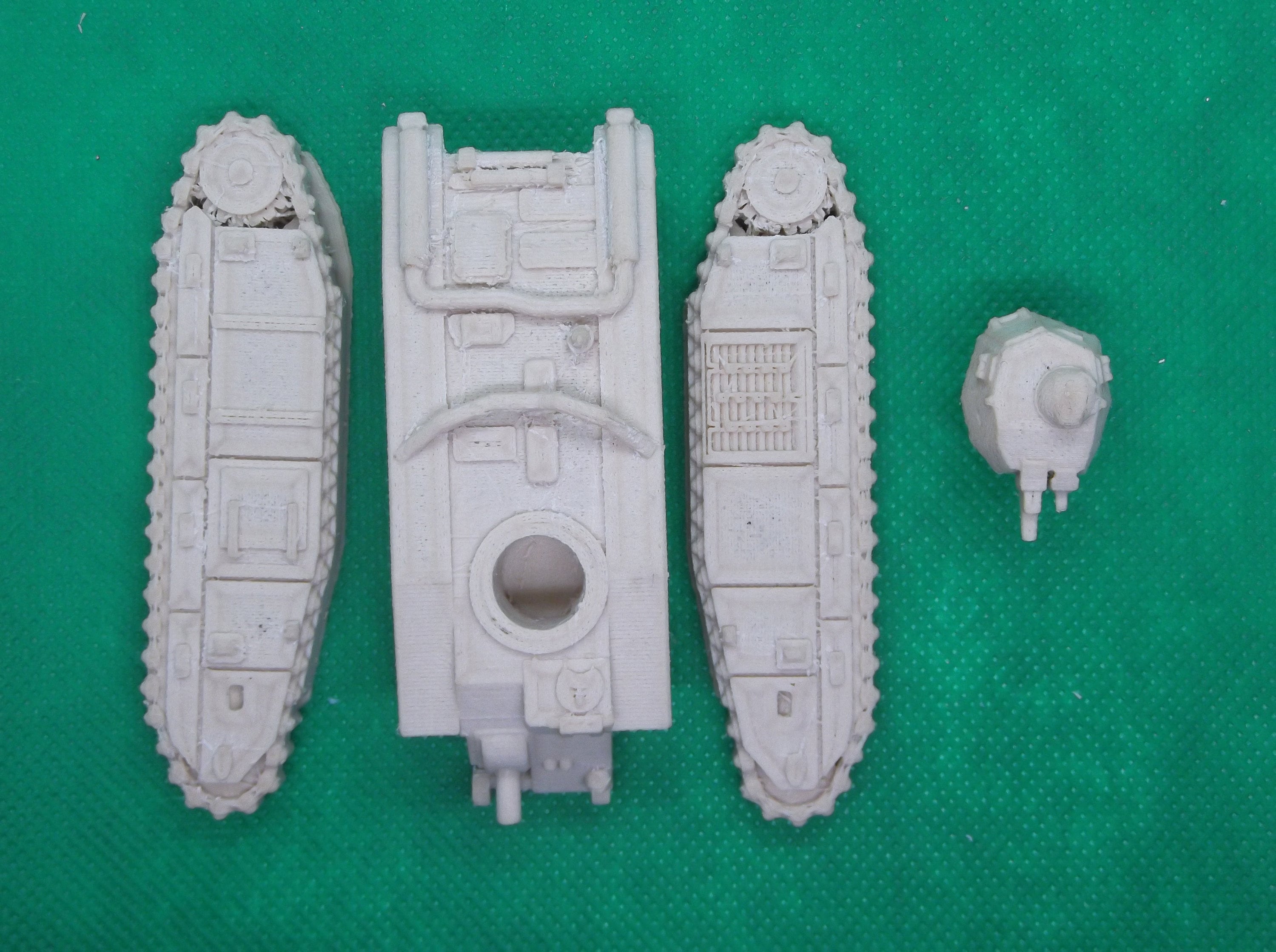 1/72 Scale French Char B1 Medium Tank APX Turret With SA34 - Etsy