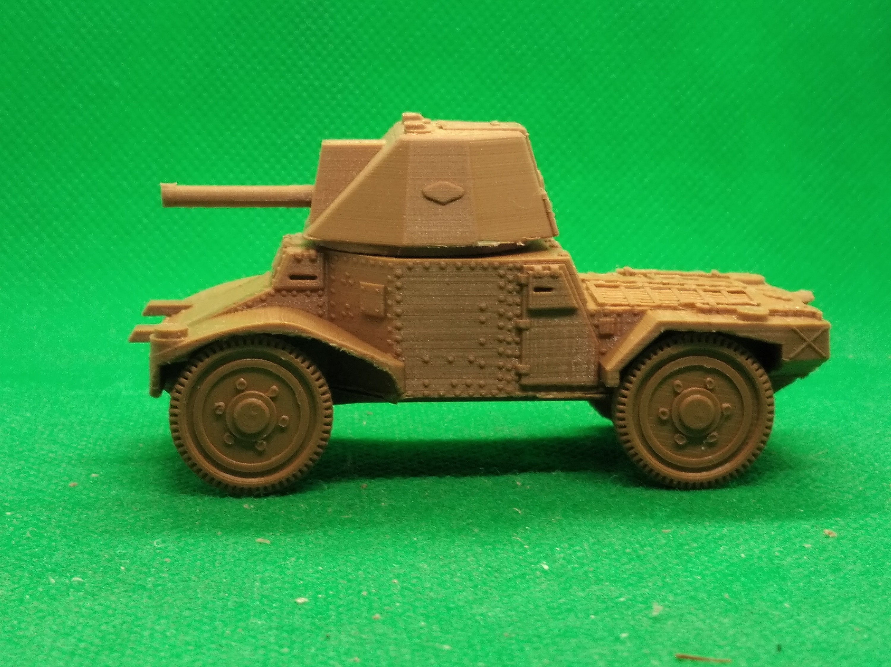 1/56 Scale French Panhard 178 AMD Armored Car With Clandestine - Etsy