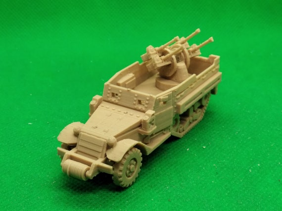 1/72 Scale United States M16 Half-track Self-propelled - Etsy