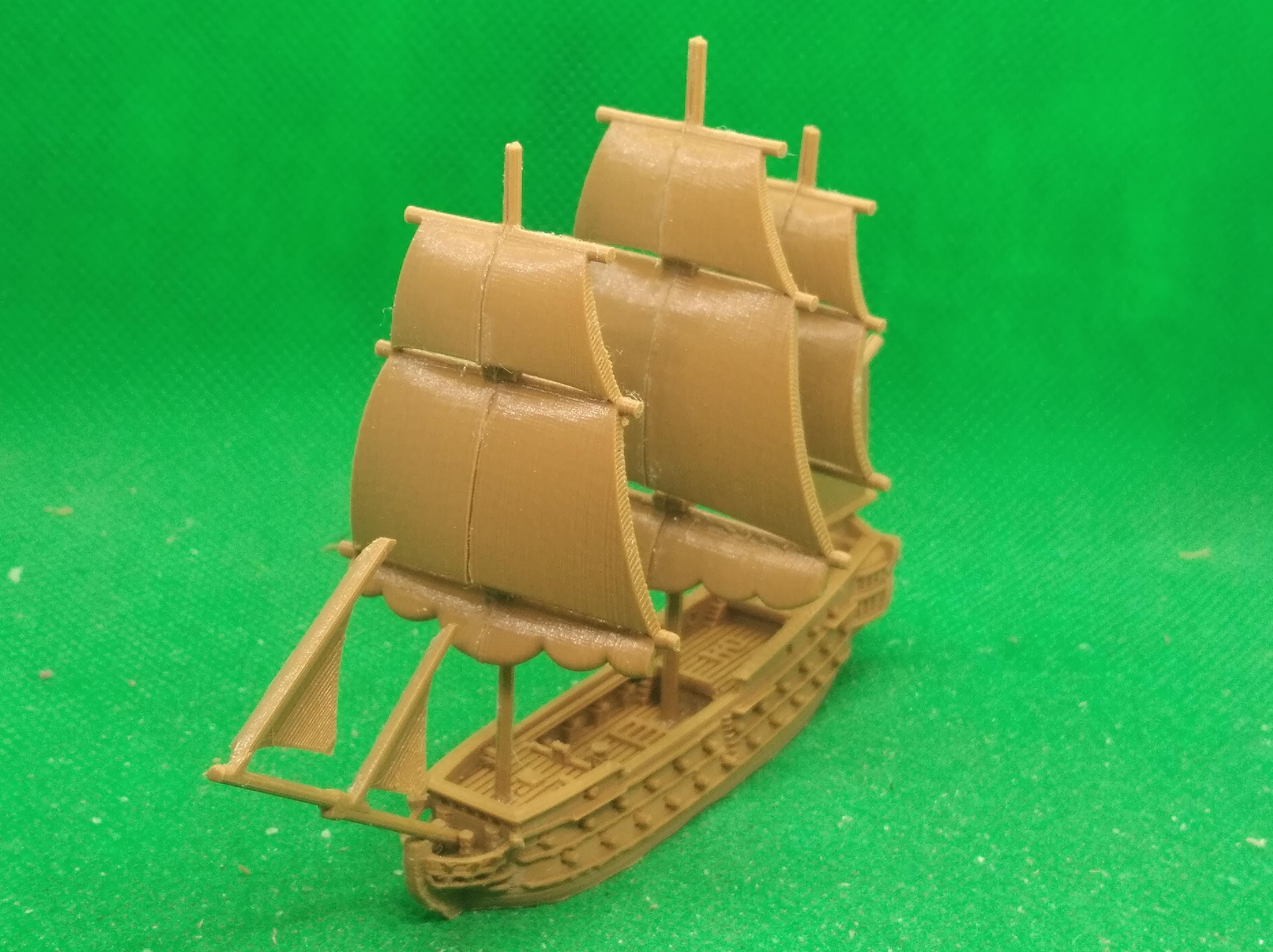 1/700 Scale Algerian Castillo Nuevo (54-gun), 4rd Rate, Suitable for ...