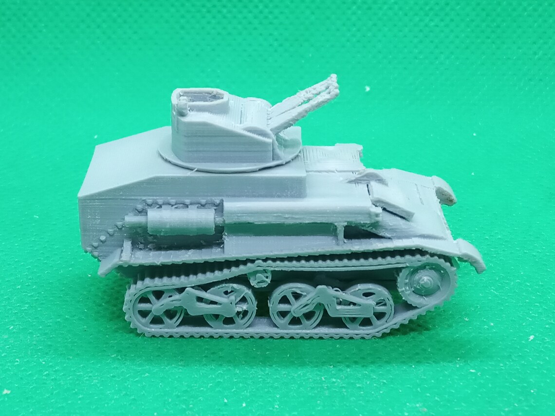 1/72 Scale British Light Tank Mk VI AA Mk II World War Two - Etsy