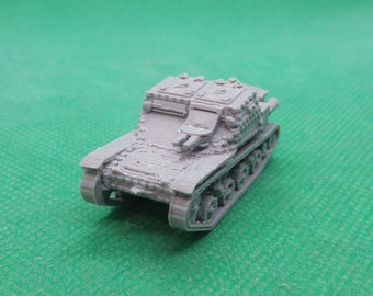 1/72 scale Italian CV35 tankette Breda mounting World War | Etsy