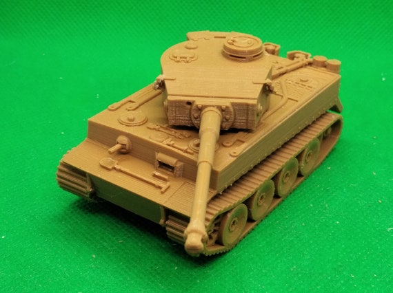 1/72 Scale German Tiger Ausf H1 Afrika Heavy Tank World War - Etsy