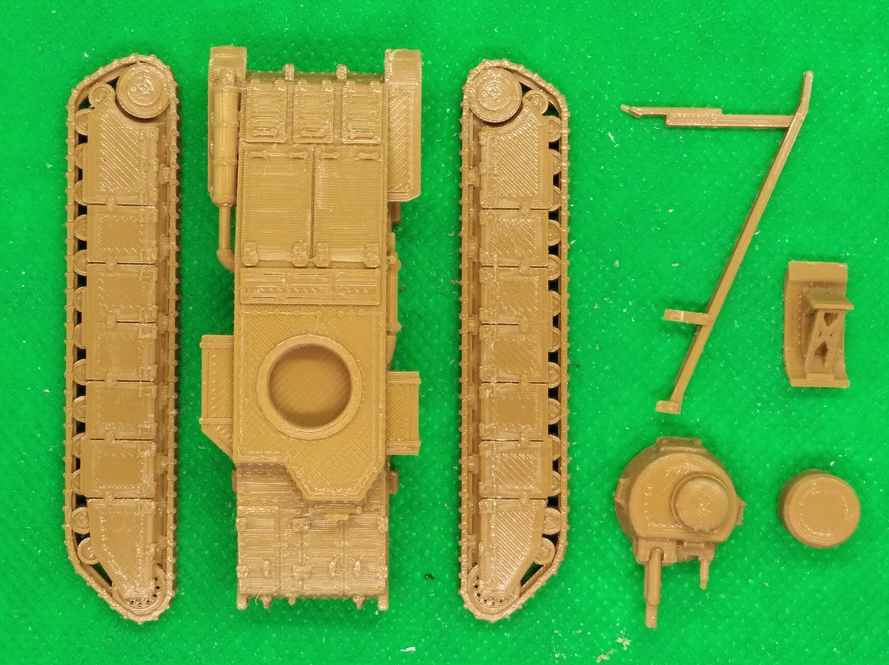 1/72 Scale French Renault Char D1 Infantry Tank ST2 Turret | Etsy