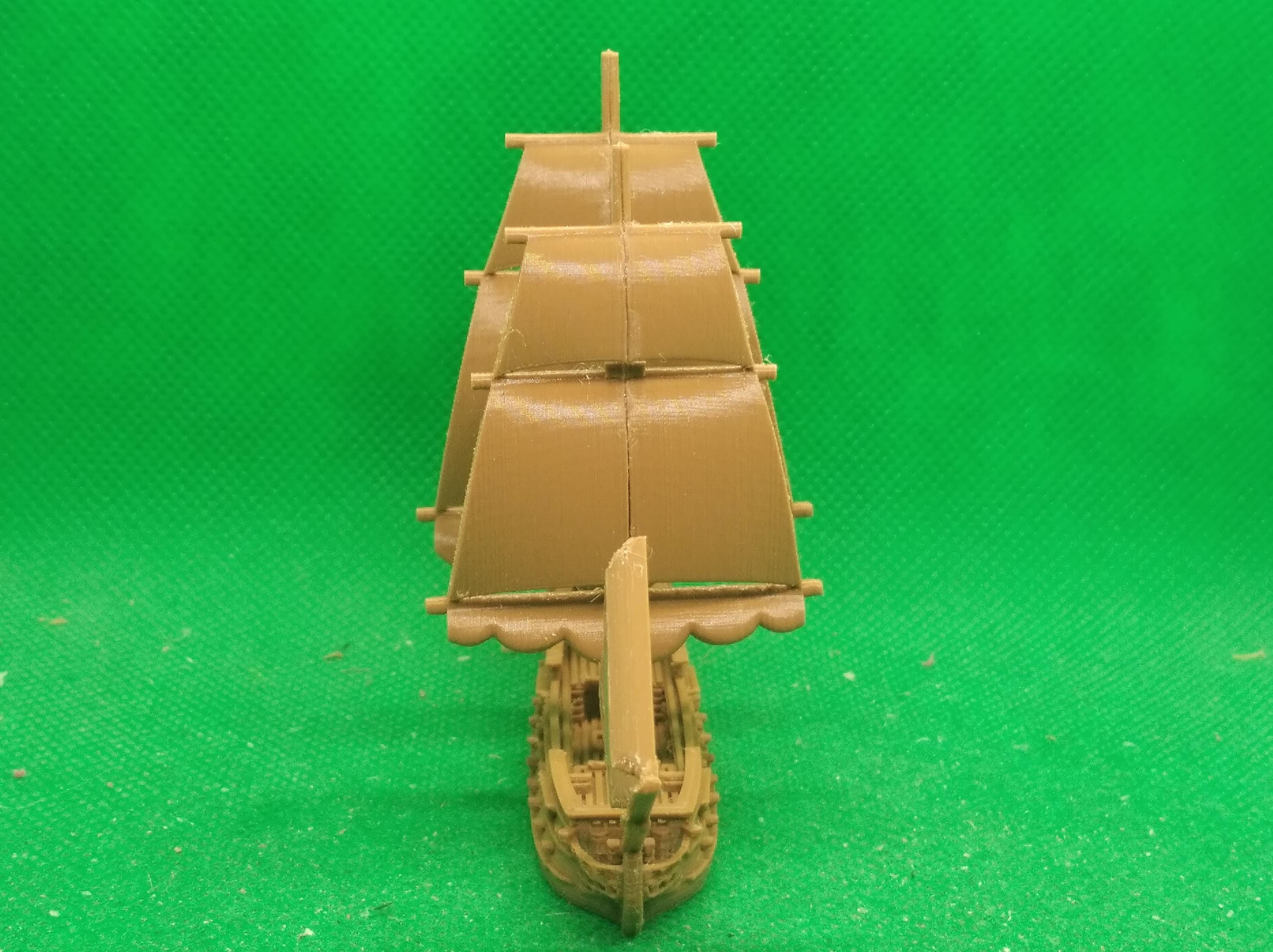 1/700 Scale Algerian Castillo Nuevo (54-gun), 4rd Rate, Suitable for ...