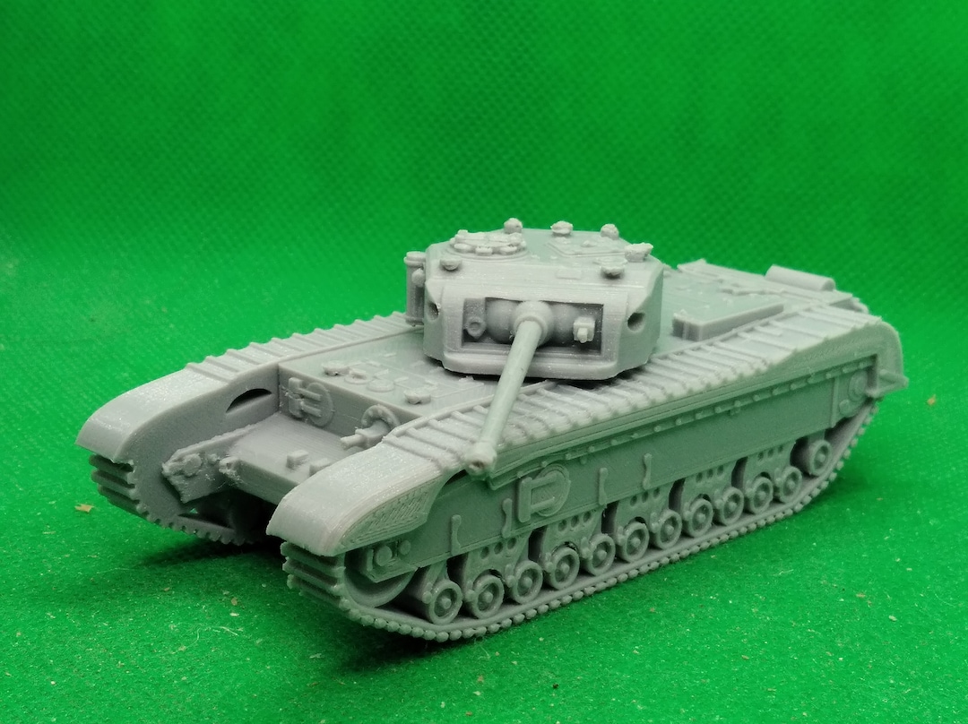 1/72 Scale British Black Prince Infantry Tank Prototype, World War Two ...